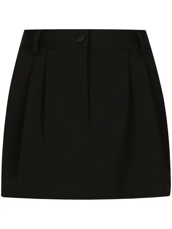 Dolce & Gabbana Gabardine Skirt - Black