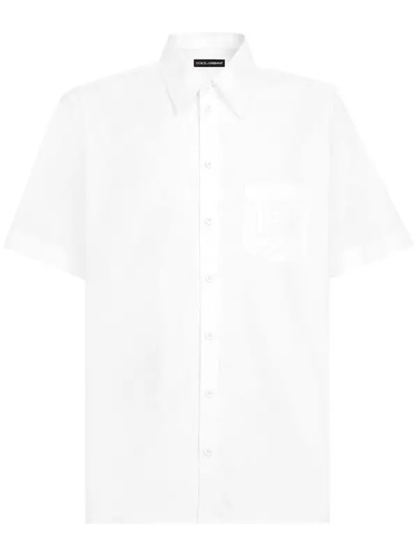 Dolce & Gabbana Logo-embroidered Shirt