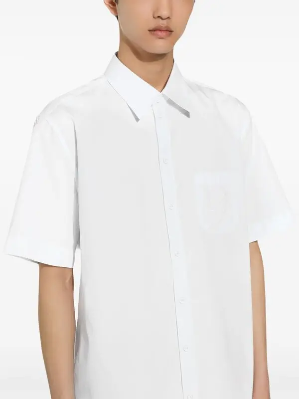 Dolce & Gabbana Logo-embroidered Shirt