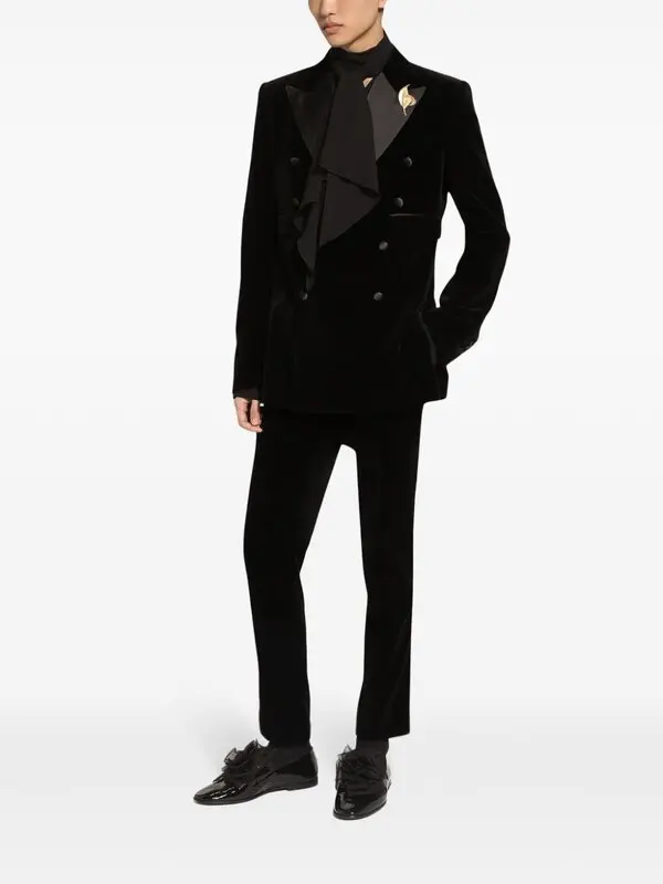 Dolce & Gabbana Straight-leg Trousers - Black