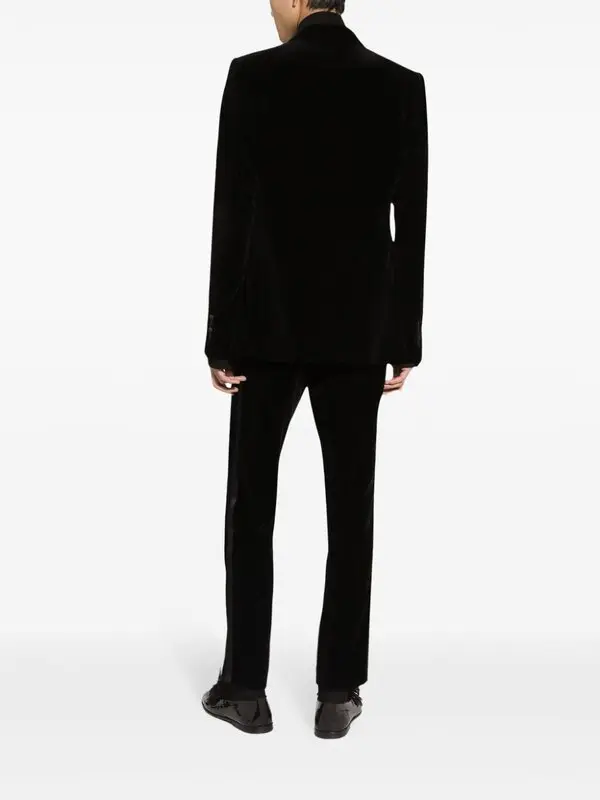 Dolce & Gabbana Straight-leg Trousers - Black