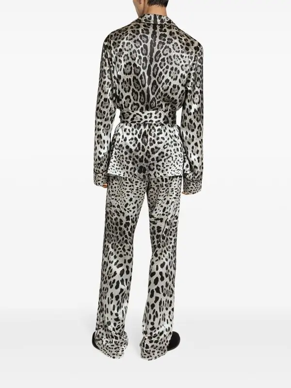 Dolce & Gabbana Leopard-print Silk Shirt