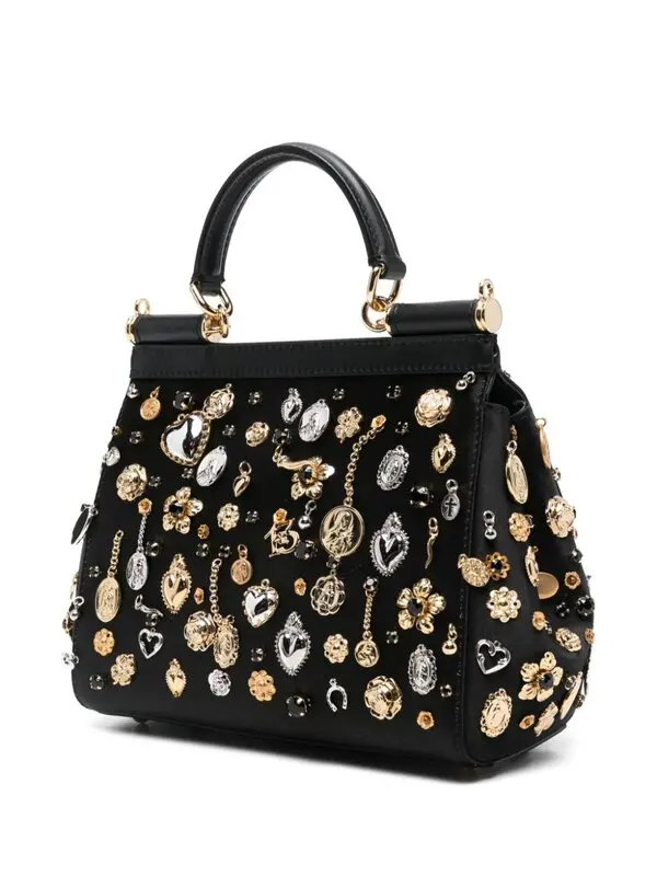 Dolce & Gabbana Small Sicily Tote - Black