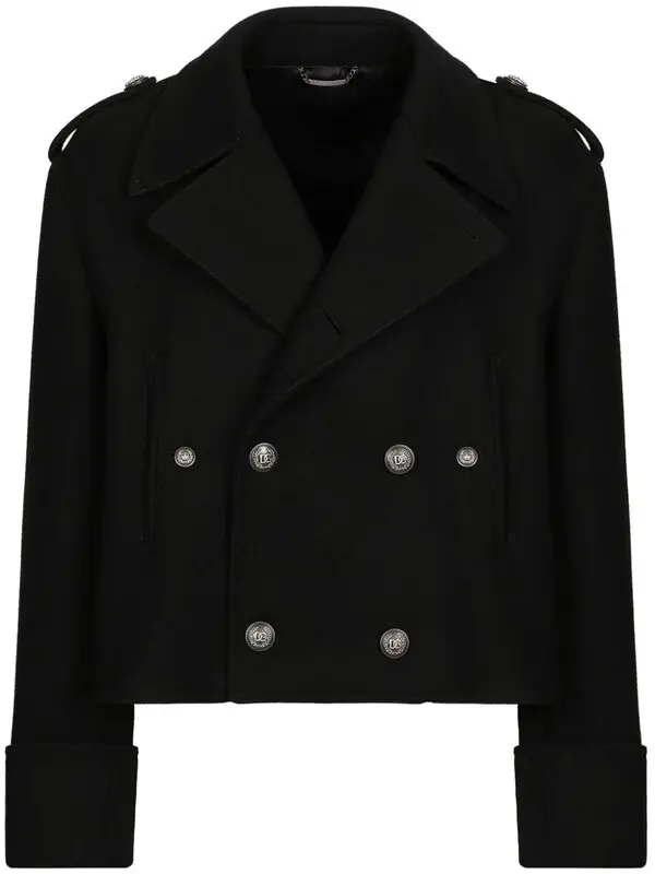 Dolce & Gabbana Double-breasted Pea Coat - Black