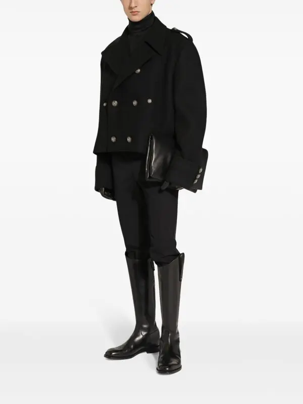Dolce & Gabbana Double-breasted Pea Coat - Black
