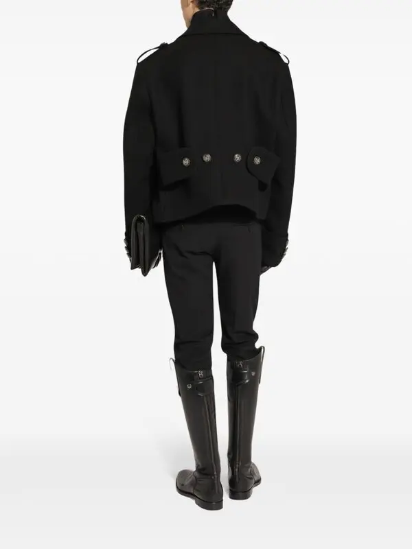 Dolce & Gabbana Double-breasted Pea Coat - Black