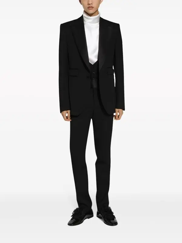 Dolce & Gabbana High-neck Silk Shirt