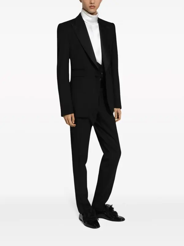 Dolce & Gabbana High-neck Silk Shirt