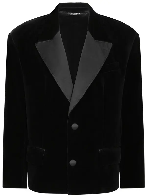 Dolce & Gabbana Single-breasted Blazer - Black