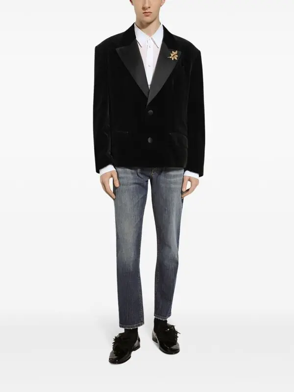 Dolce & Gabbana Single-breasted Blazer - Black