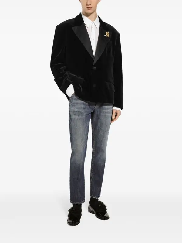 Dolce & Gabbana Single-breasted Blazer - Black