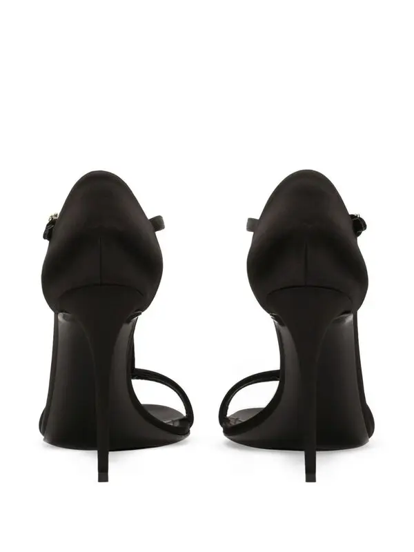Dolce & Gabbana Satin T-bar Sandals