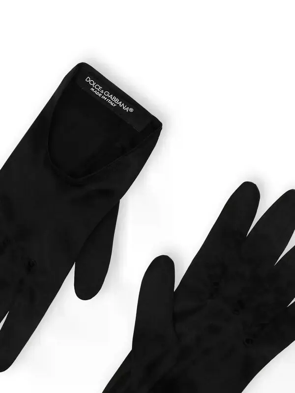 Dolce & Gabbana Silk Gloves