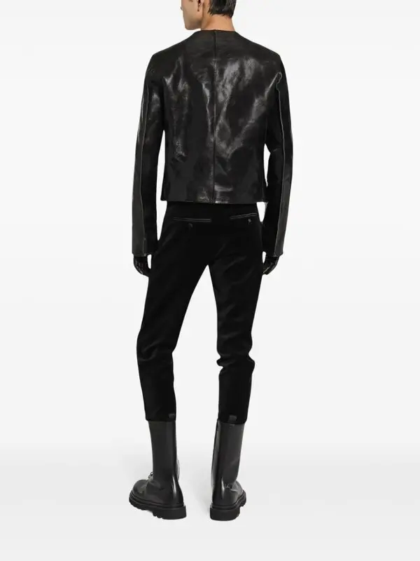 Dolce & Gabbana Collarless Zipped Jacket
