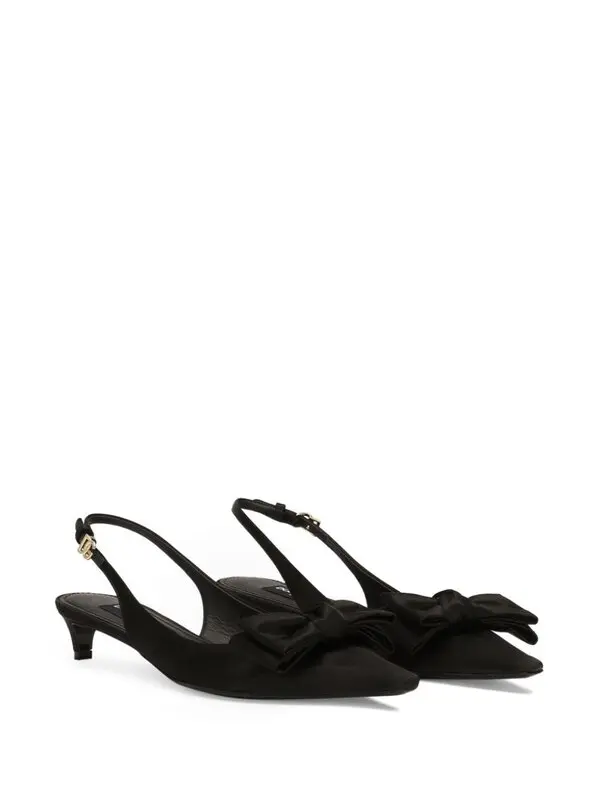 Dolce & Gabbana 30mm Bow Detailing Slingback Pumps