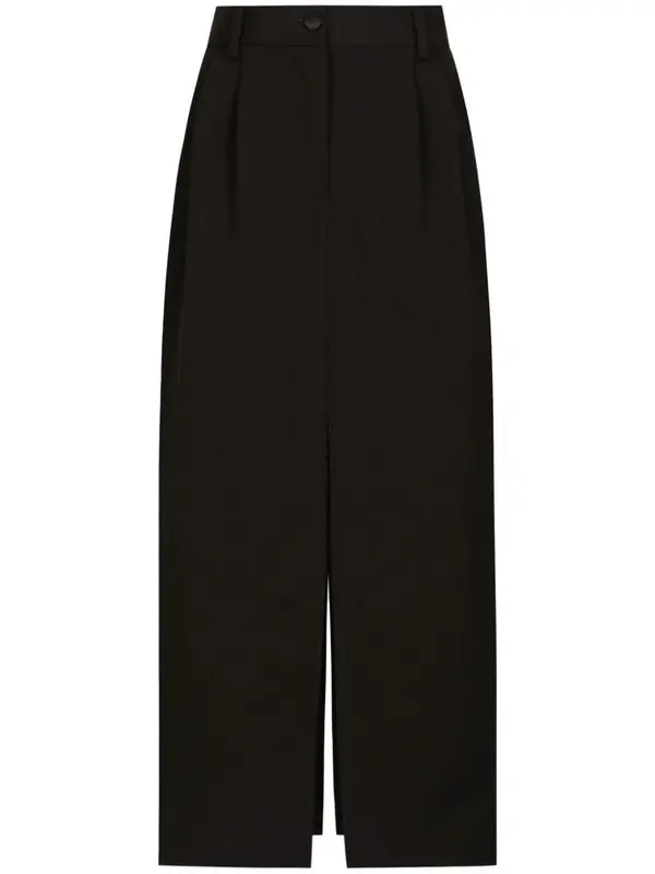 Dolce & Gabbana High-waisted Straight Skirt - Black
