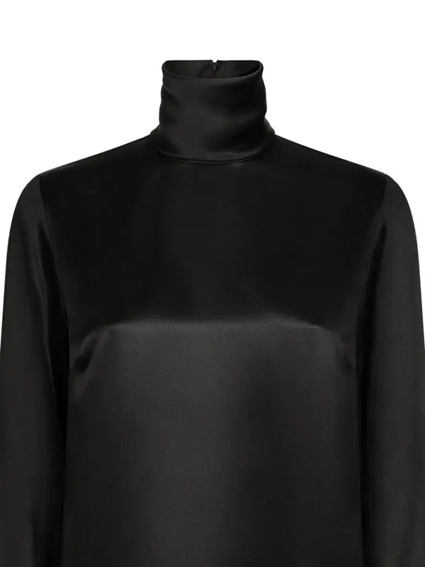 Dolce & Gabbana High-neck Blouse - Black