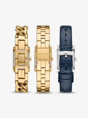 Michael Kors Petite Monroe Watch Strap Set
