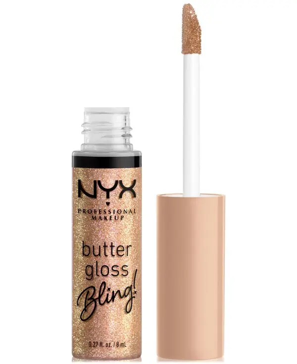 NYX PROFESSIONAL MAKEUP Butter Gloss Bling - Bring The Bling (gold Metal)
