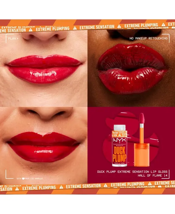 NYX PROFESSIONAL MAKEUP Duck Plump Lip Gloss - Hall Of Flame