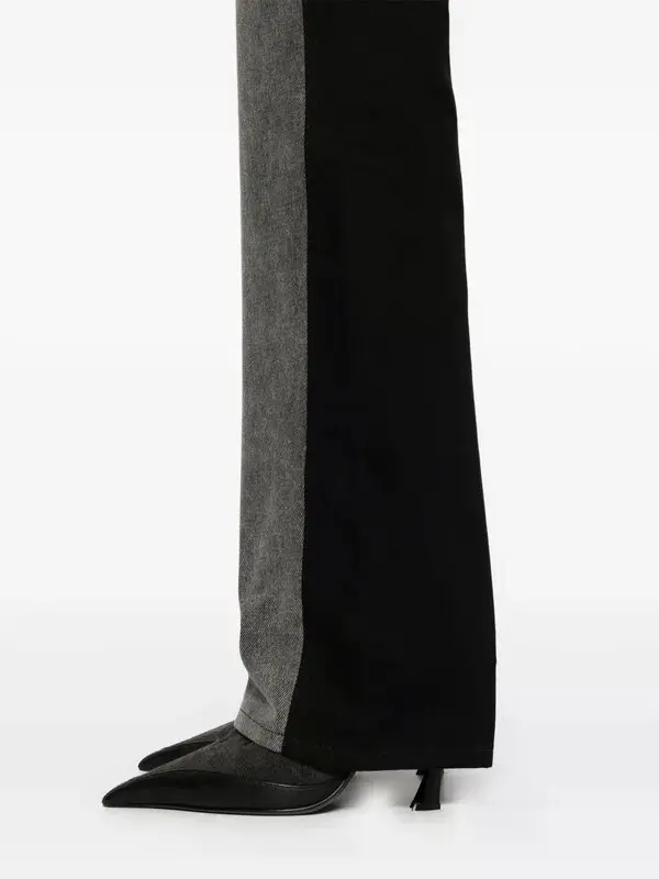 MUGLER Bi-color Straight Leg Jeans