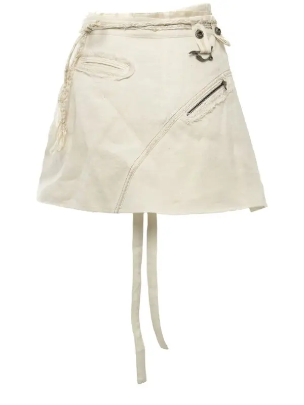 HYEIN SEO Pleated Wrap Skirt - Neutrals