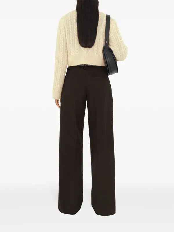 Burberry Cropped Aran-knit Cardigan