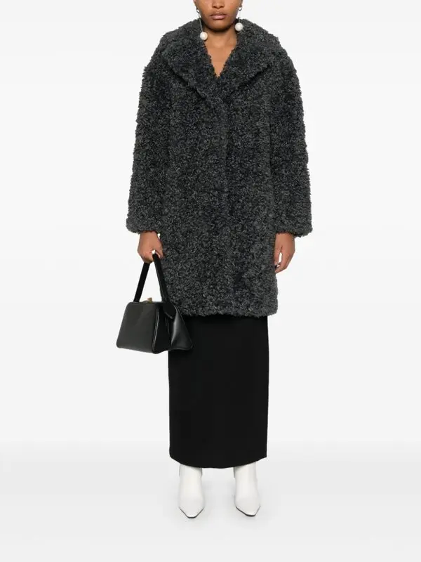 STAND STUDIO Camille Cocoon Coat - Grey