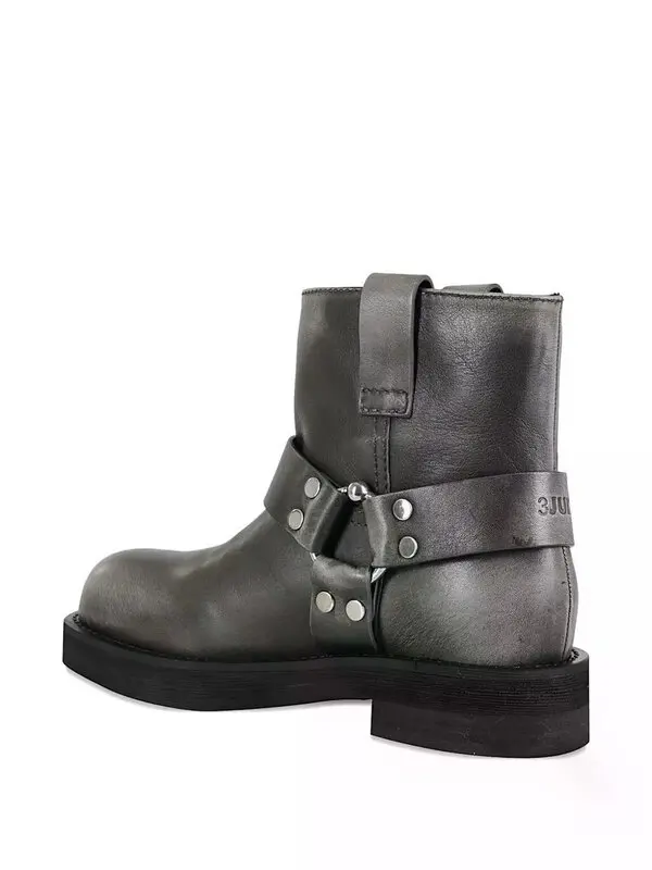 3JUIN 35mm Logo-debossed Boots