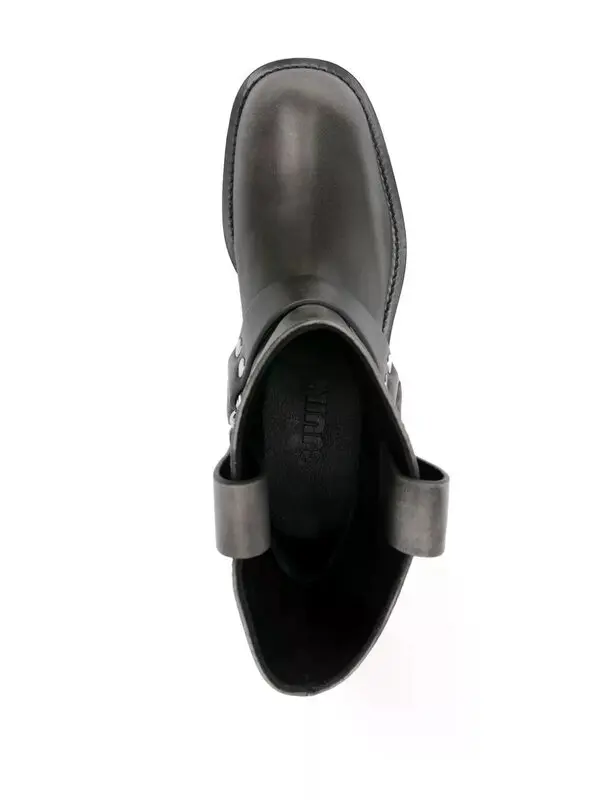 3JUIN 35mm Logo-debossed Boots