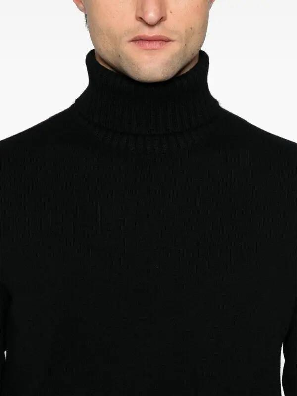 BALLANTYNE Turtleneck Sweater - Black