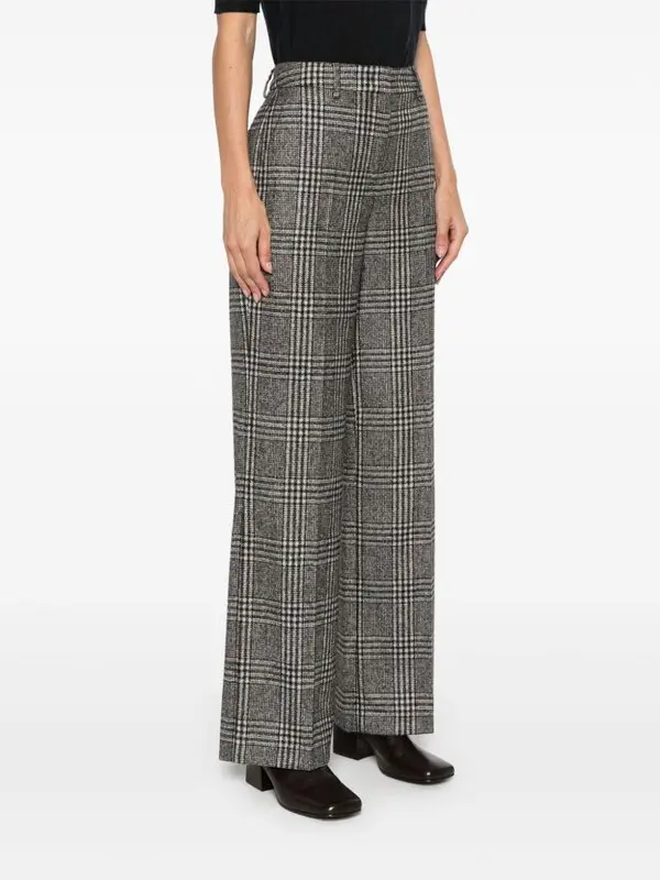Lorena Antoniazzi Checkered Trousers - Blue