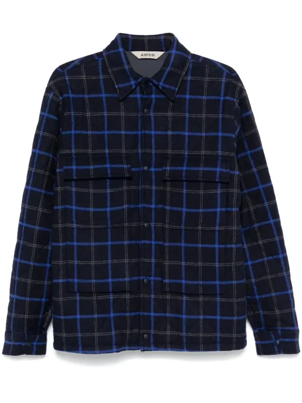 Aspesi Tattersall-check Shirt