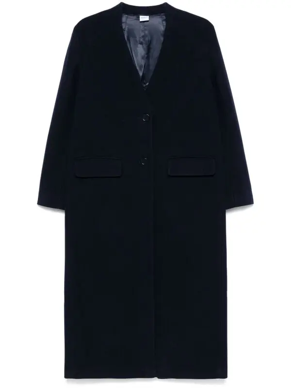 Aspesi Single-breasted Virgin Wool-cashmere Coat