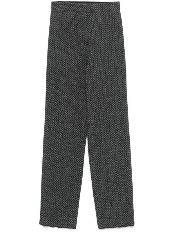 Emporio Armani Pattern Jacquard Trousers