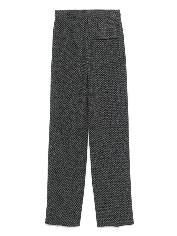 Emporio Armani Pattern Jacquard Trousers