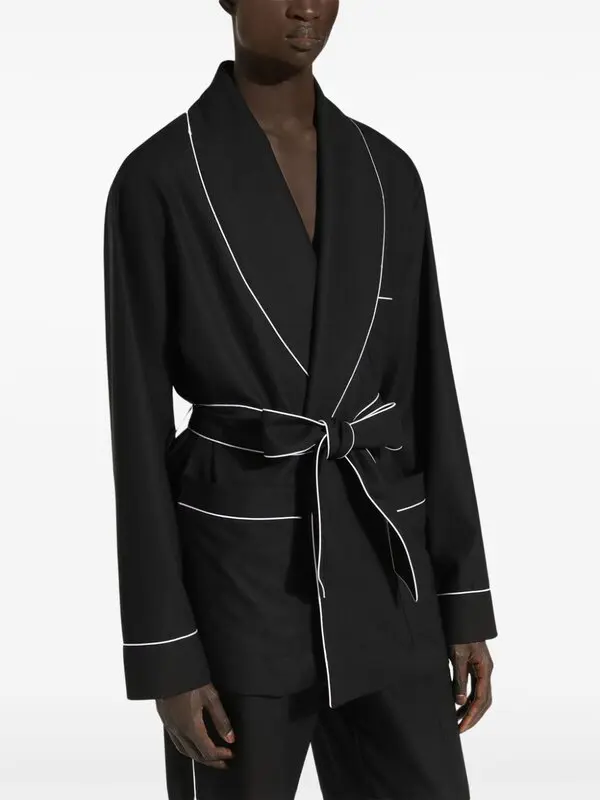 Dolce & Gabbana Contrast-trim Bathrobe