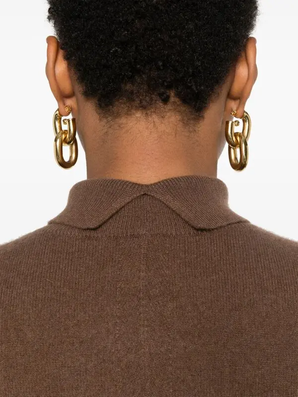 JOSEPH Cashmere High-neck Sweater - Brown