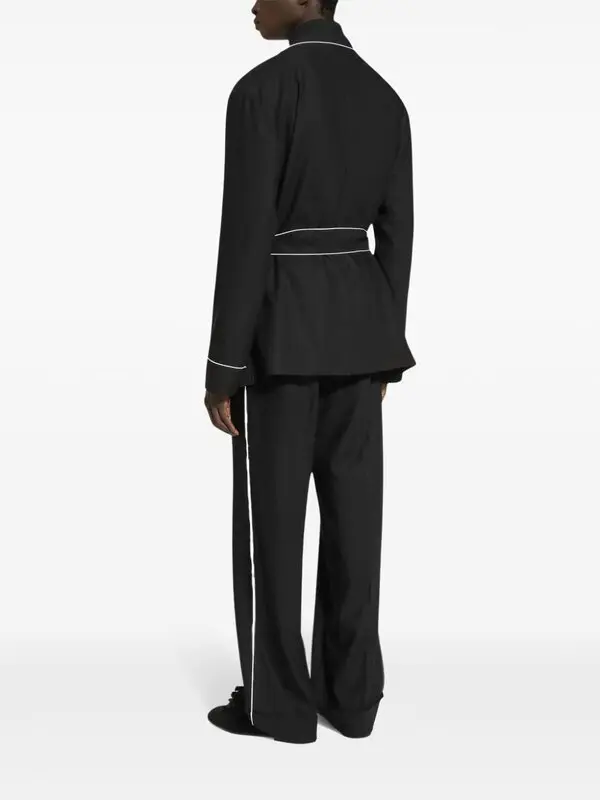 Dolce & Gabbana Contrast-trim Lounge Trousers