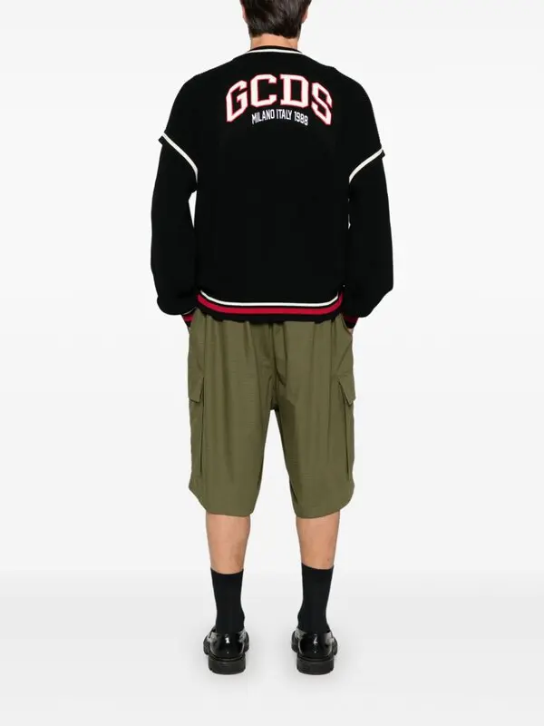 Gcds Logo Knit Cardigan