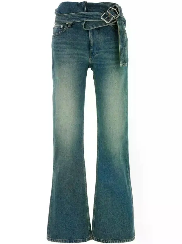 Y/project Wrap Belt Jeans - Blue