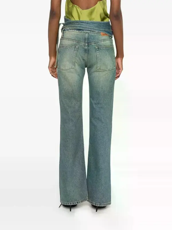 Y/project Wrap Belt Jeans - Blue