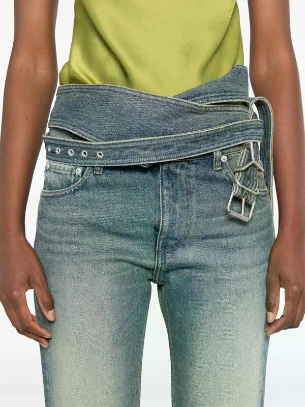 Y/project Wrap Belt Jeans - Blue