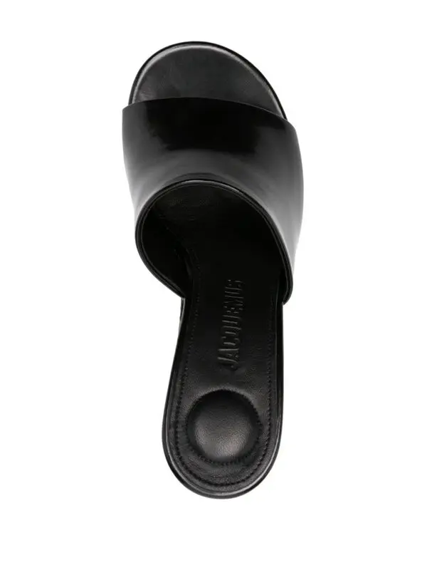 Jacquemus The Double 110mm Mules - Black