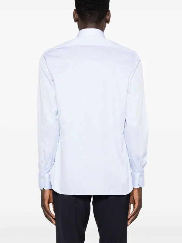 Zegna Striped Shirt - Blue