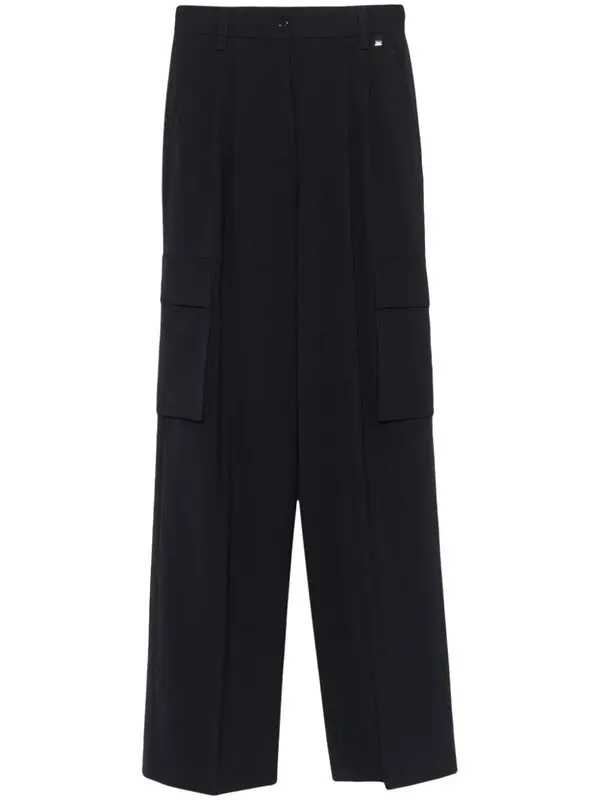 Herno Pleated Trousers - Blue