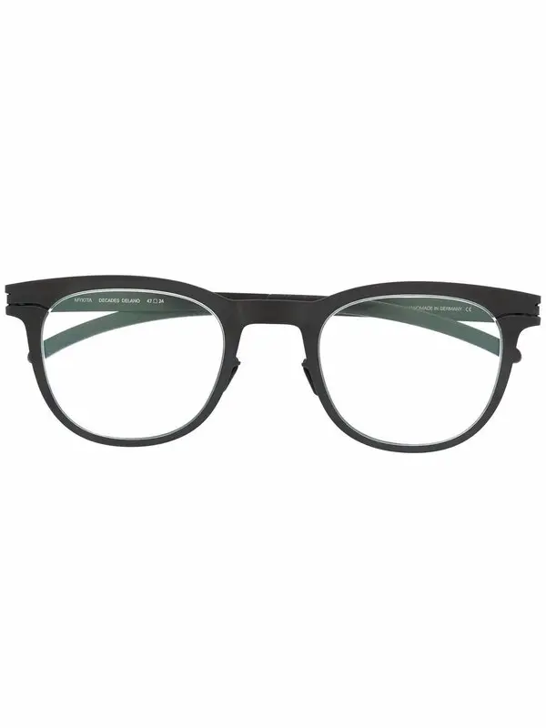 Mykita Rounded-frame Glasses - Black