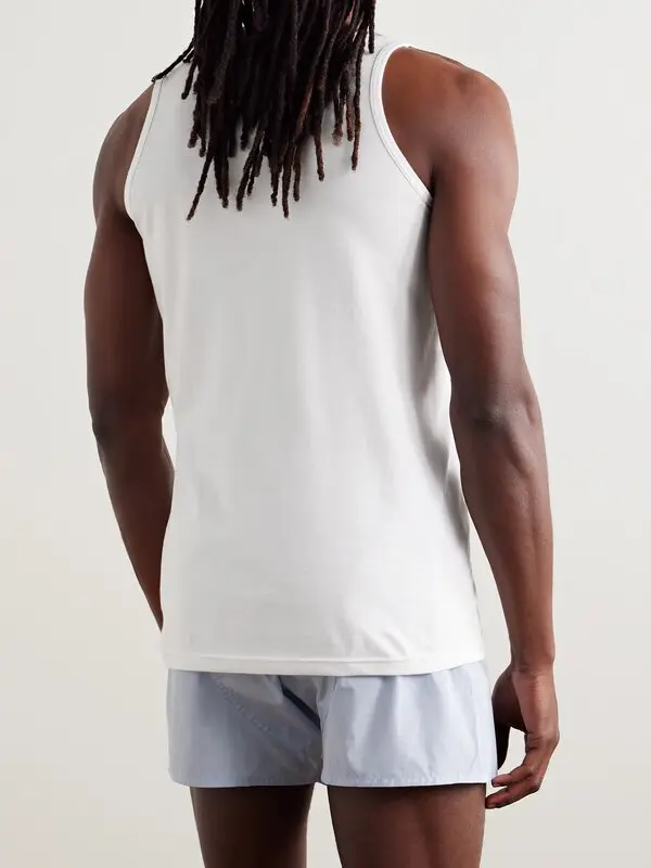 BEAMS Two-pack Slim-fit Cotton-jersey Tank Tops
