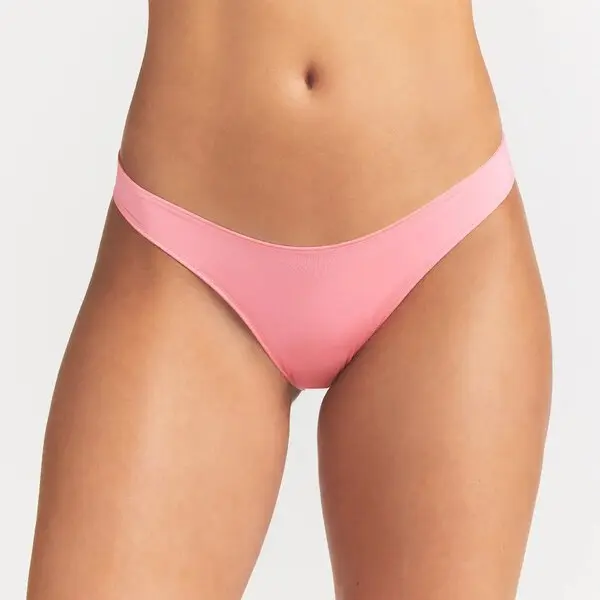 SKIMS Dipped Bikini Top And Bottom Set - Melon