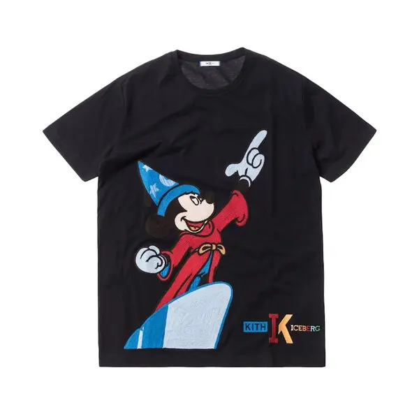 Kith X Iceberg Mickey Fantasia Tee Shirt - Black